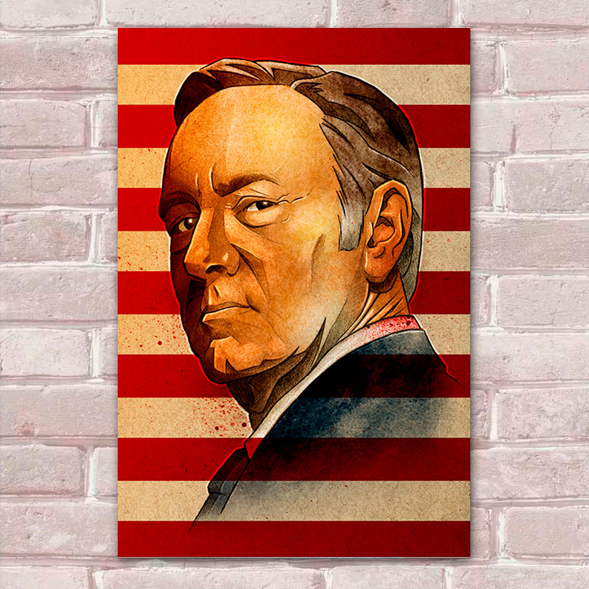 Placa Decorativa House of Cards 01 Frank