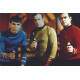 Placa Decorativa Star Trek 05 - Decore seu ambiente com Spock e equipe