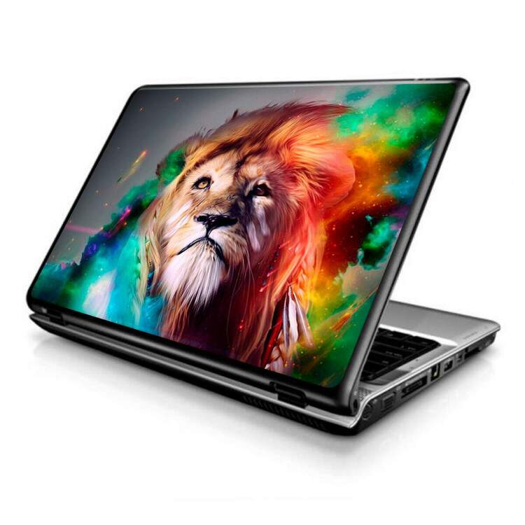 Adesivo Para Notebook Animais 62 - Leão | Fran Adesivos