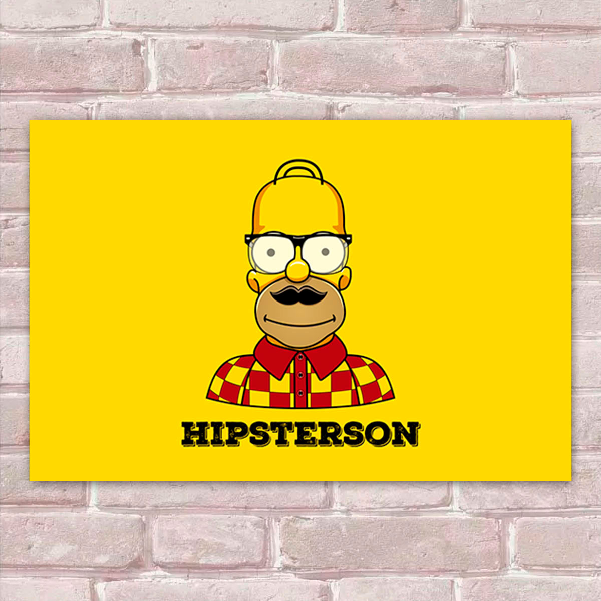 Placa Decorativa The Simpsons 17 Hipsterson