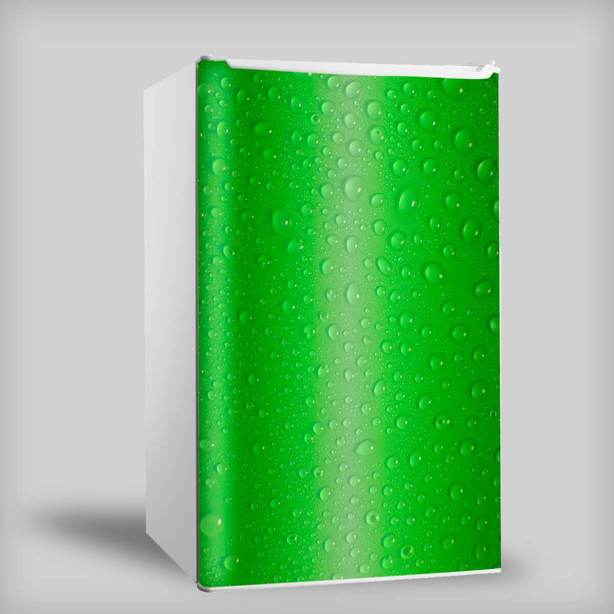 Adesivo Para Frigobar Gotas De Agua Em Fundo Verde Adesivo Para Frigobar Gotas De Agua Em Fundo Verde