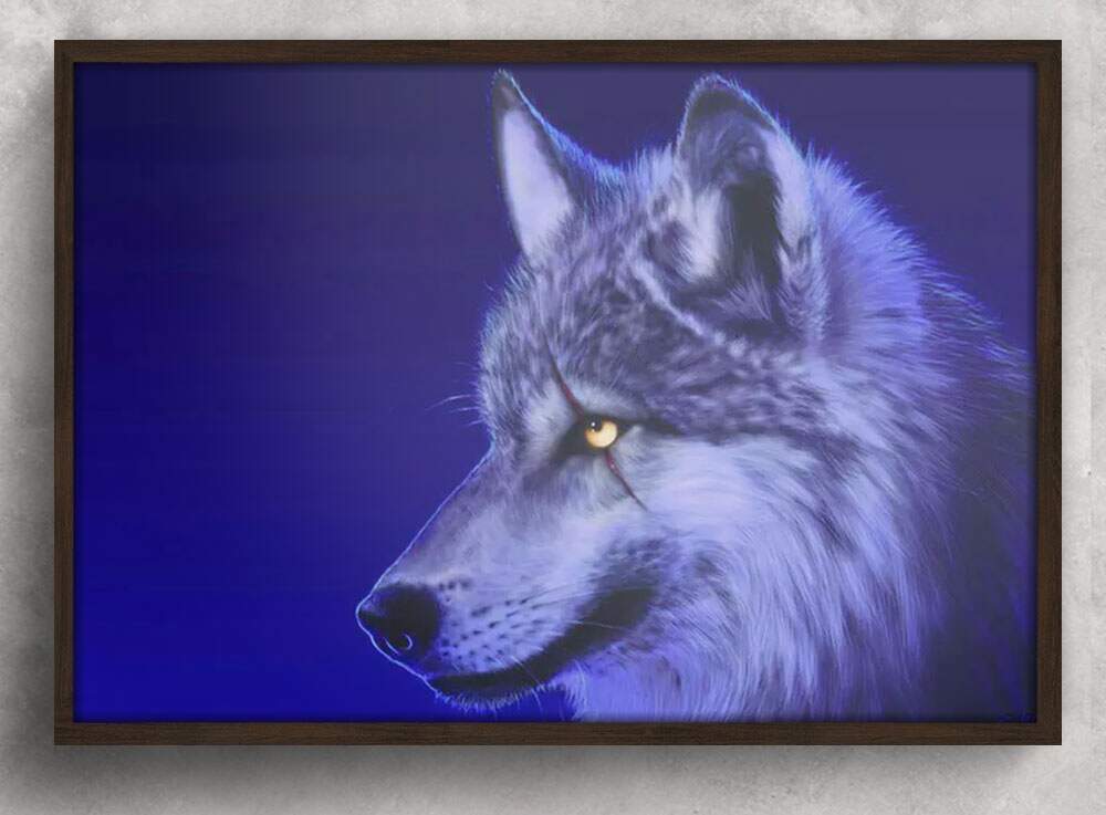 Quadro Decorativo Animais 56 - Lobo