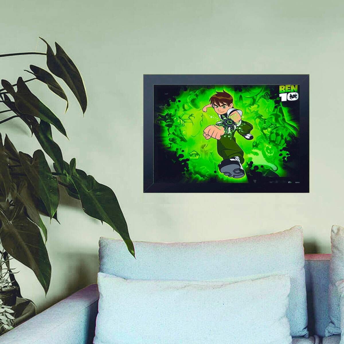 Quadro Decorativo Infantil Ben 10 - 01 - Fran Adesivos de Parede