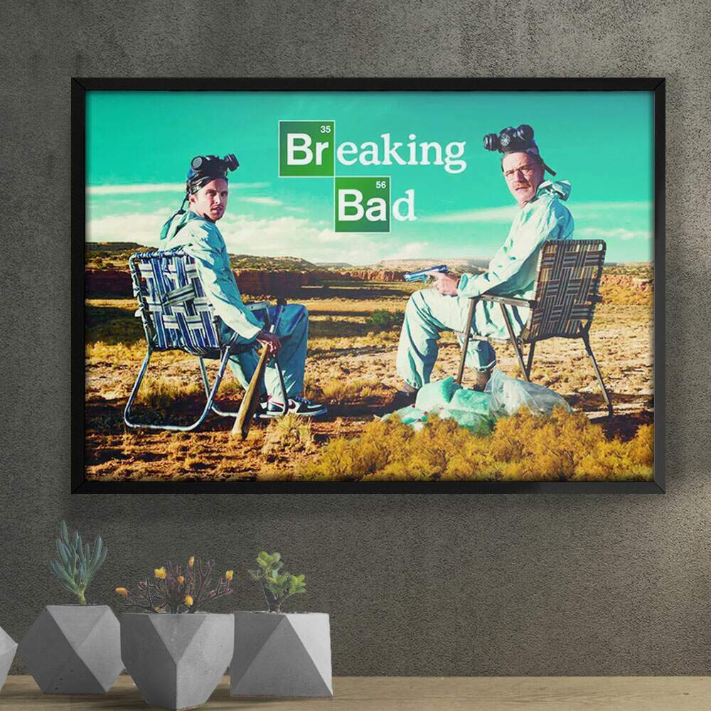 Quadro Decorativo Breaking Bad 15 - Fran Adesivos de Parede