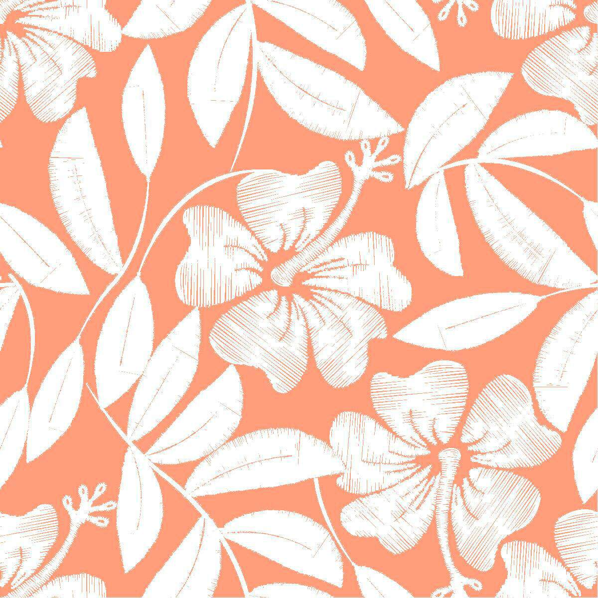 Papel de Parede Floral Mod - 569 - Fran Adesivos de Parede