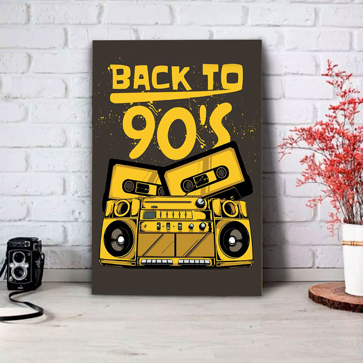 Placa Decorativa Back To 90\\\'s