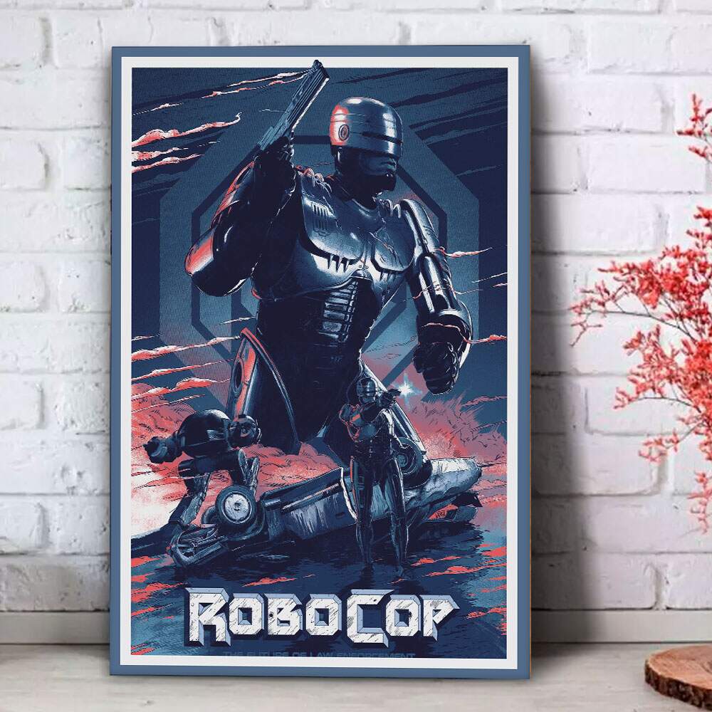 Placa Decorativa Robocop O Policial do Futuro 02 - Fran Adesivos de Parede