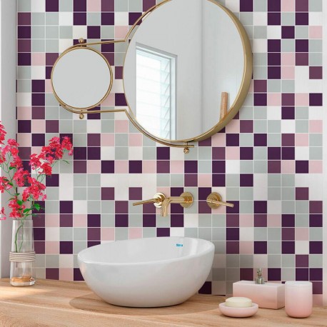 Os mais belos Papel de Parede Pastilhas | Fran Adesivos