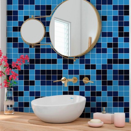 Os mais belos Papel de Parede Pastilhas | Fran Adesivos