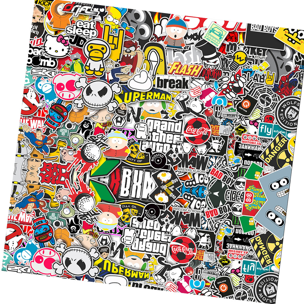 Adesivos Sticker Bomb Mod - 13 - Fran Adesivos de Parede