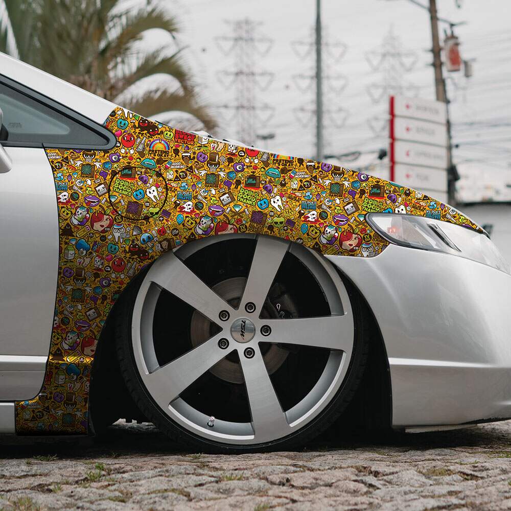 Adesivos Sticker Bomb Mod - 17 - Fran Adesivos de Parede