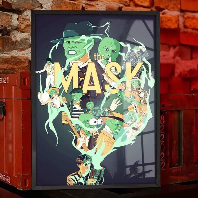 Quadro Decorativo Geek O Máscara - Decoração Estilosa e Prática