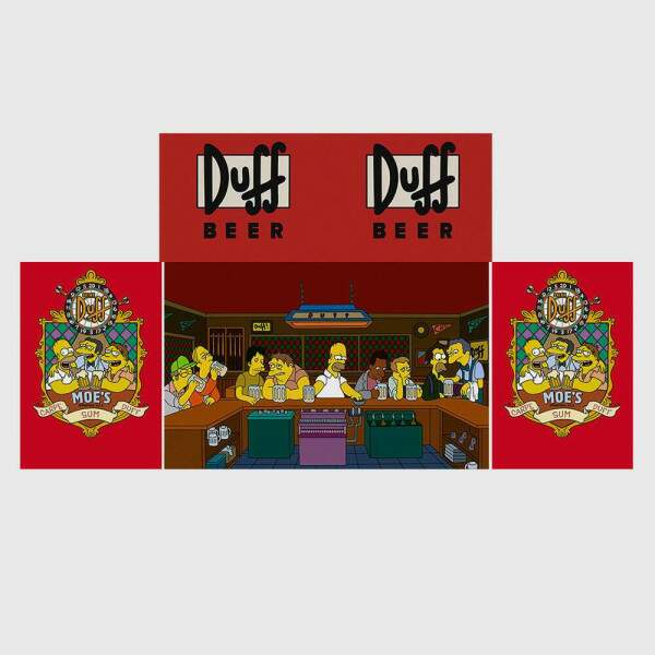 Envelopamento de Freezer Cerveja Duff Os Simpsons MP - Fran Adesivos de ...