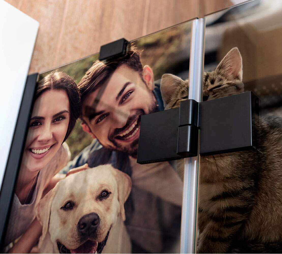 Adesivo para Box de Banheiro Com Imagem ou Foto Personalizada MP - Fran ...