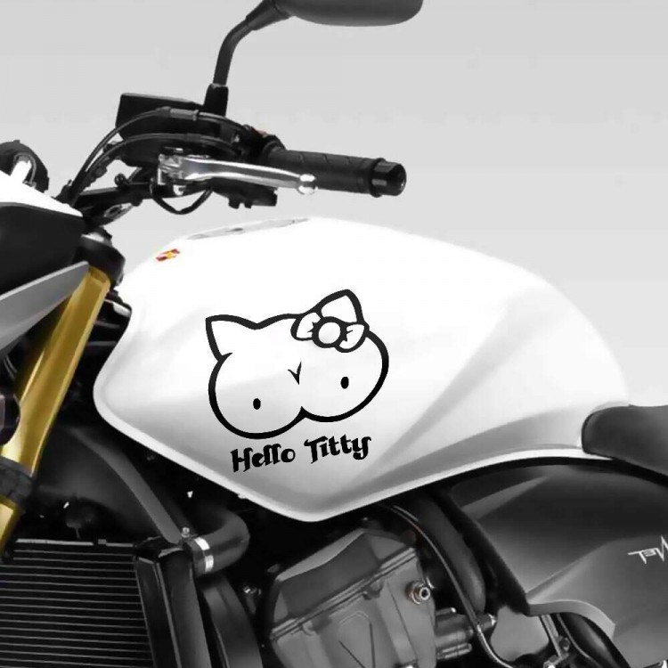 Adesivo para Moto Hello Kitty - Fran Adesivos de Parede