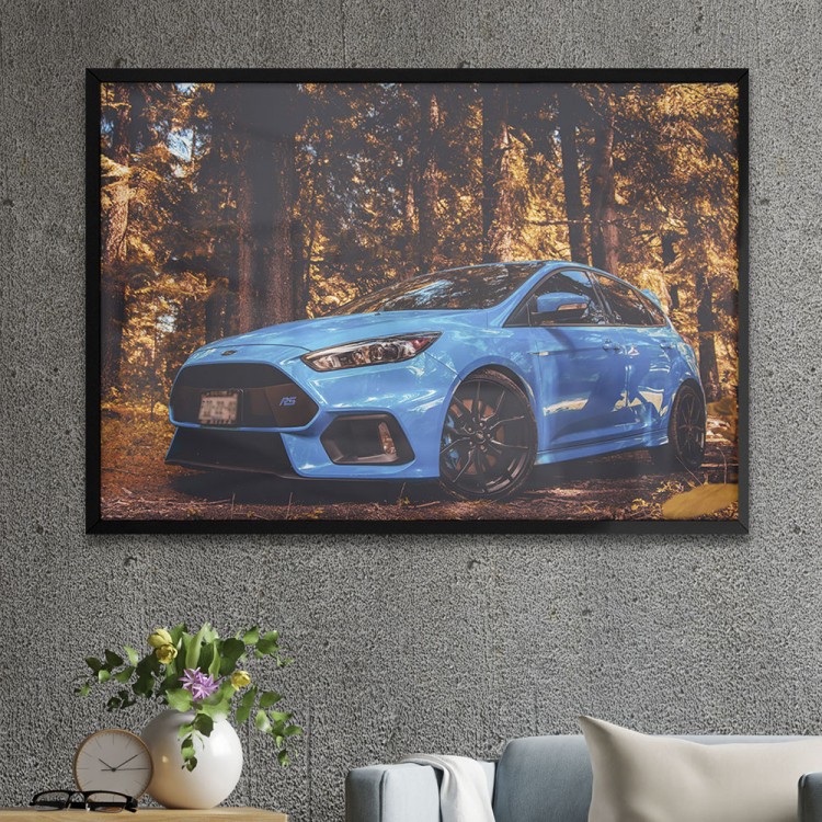 Quadro Decorativo Carro Ford Fiesta - Decore com Estilo | Fran Adesivos