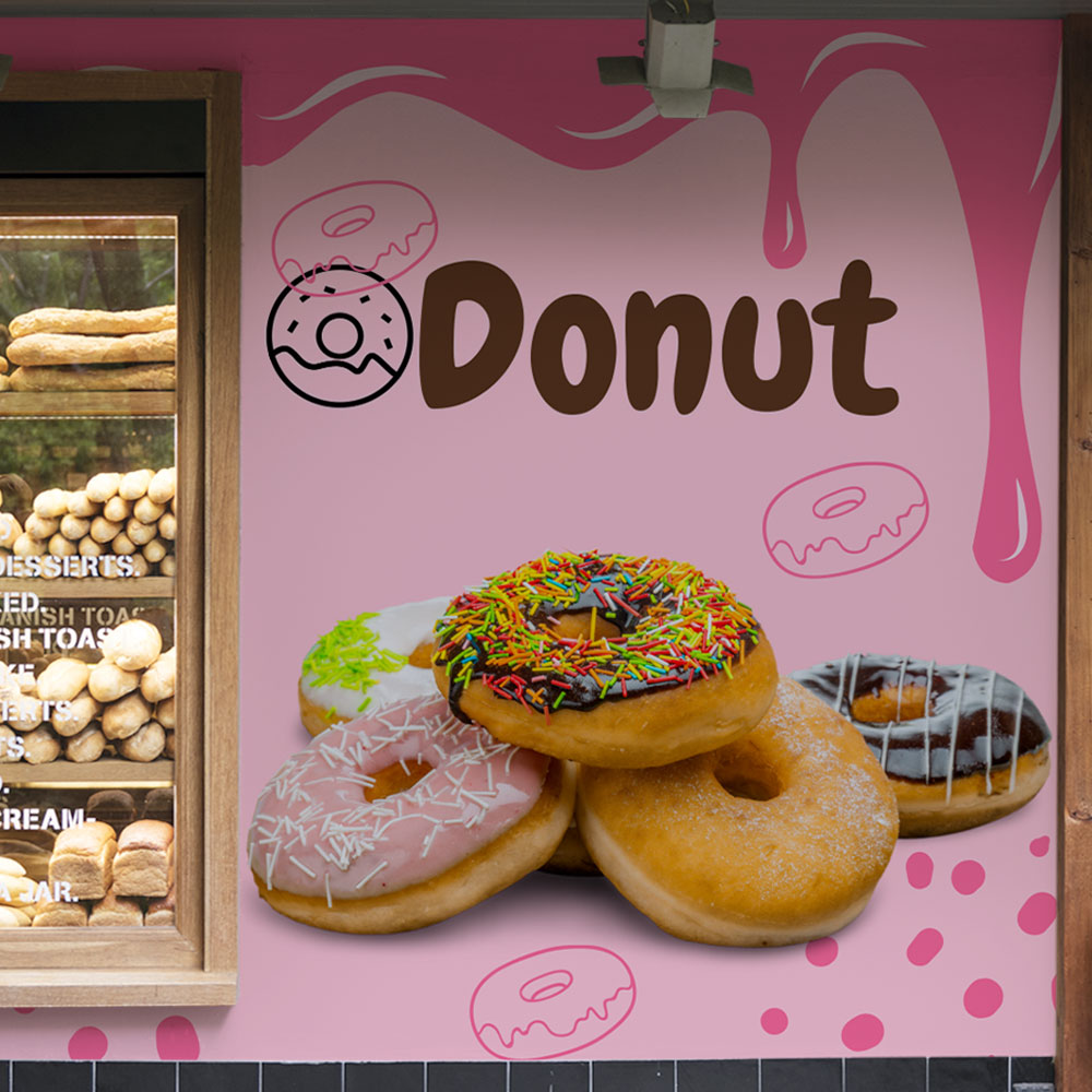 Foto Mural Para Padaria Donut - Decore Sua Padaria com Doçura