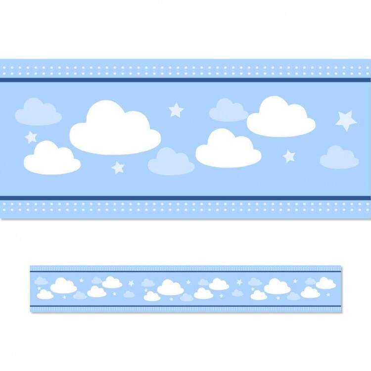 Adesivo de Parede Faixa Nuvens - Fran Adesivos de Parede