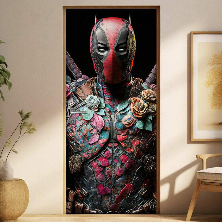 Adesivo Para Porta Inspirado em DeadPool - Fran Adesivos de Parede