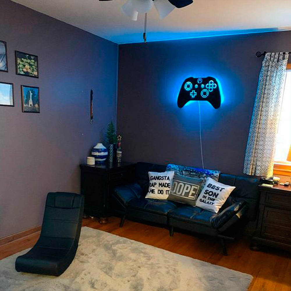 Luminária Decorativa Controle de Vídeo-Game para Parede - Transforme ...