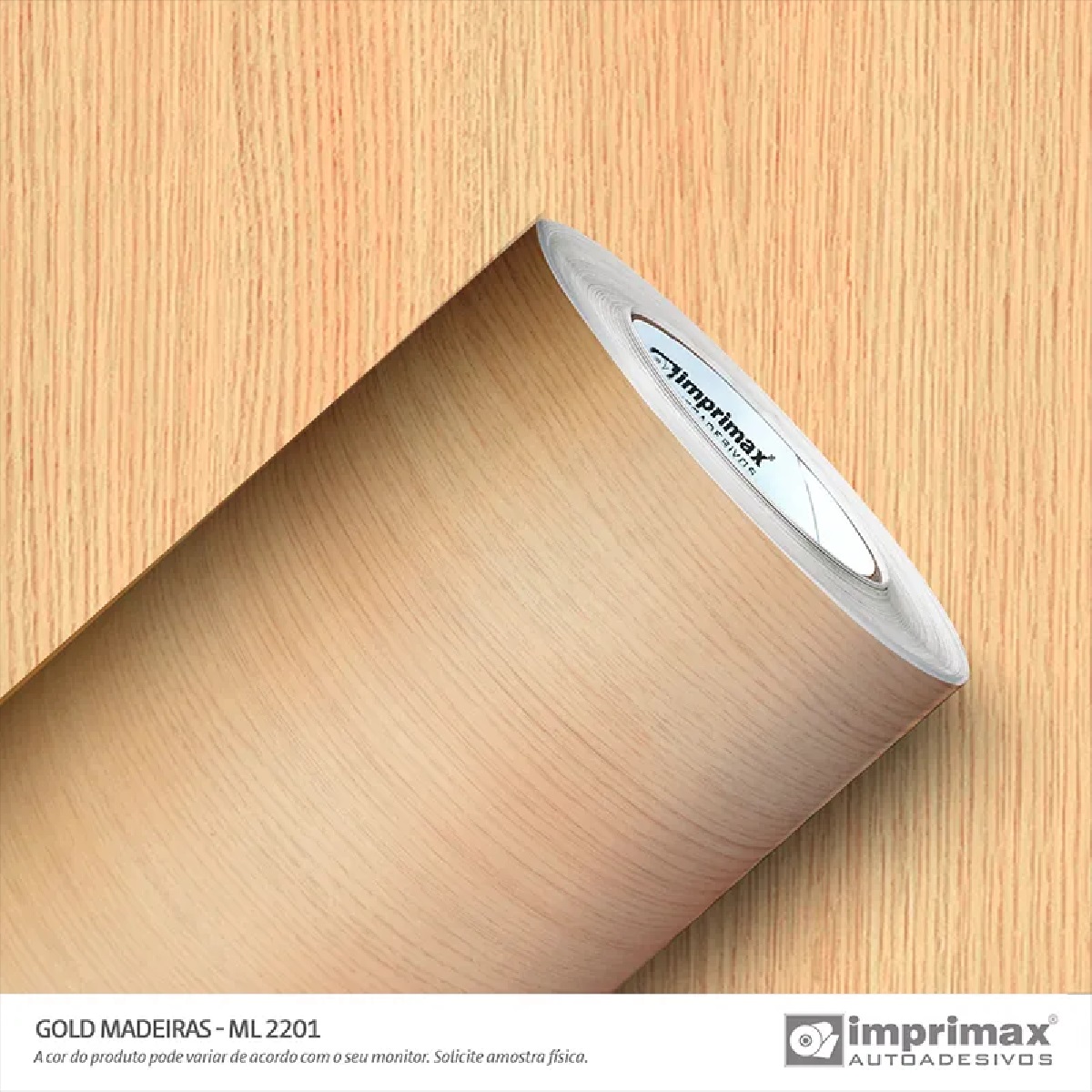 Revestimento Adesivo Gold Estilo Madeira Linheiro 2201 - Fran Adesivos ...