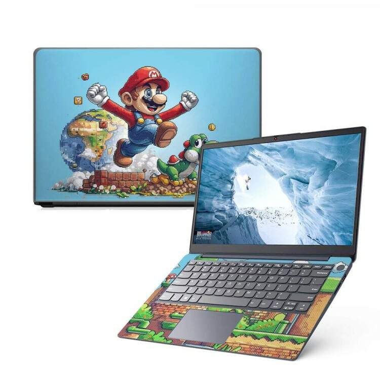 Adesivo para Notebook Jogo Nintendo Personagem Vermelho - Fran Adesivos ...