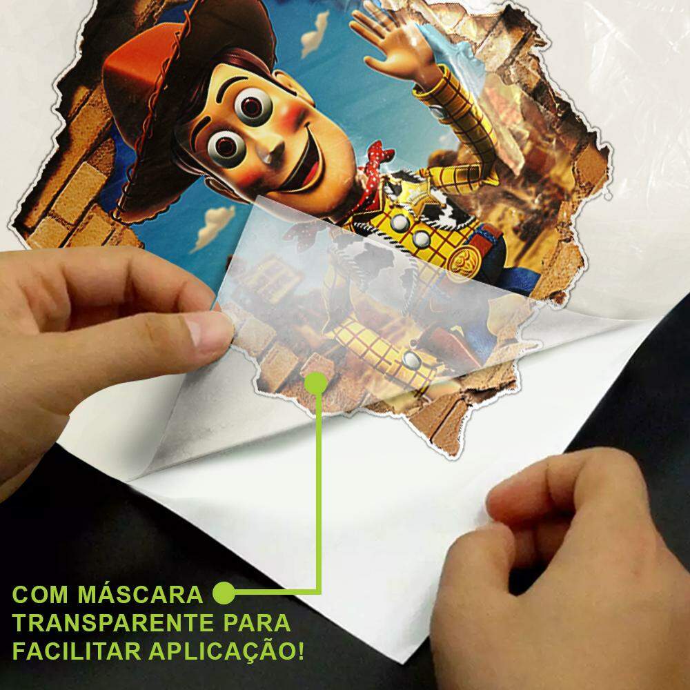 Adesivo de Parede Buraco Falso Sherife Woody - Toy Story
