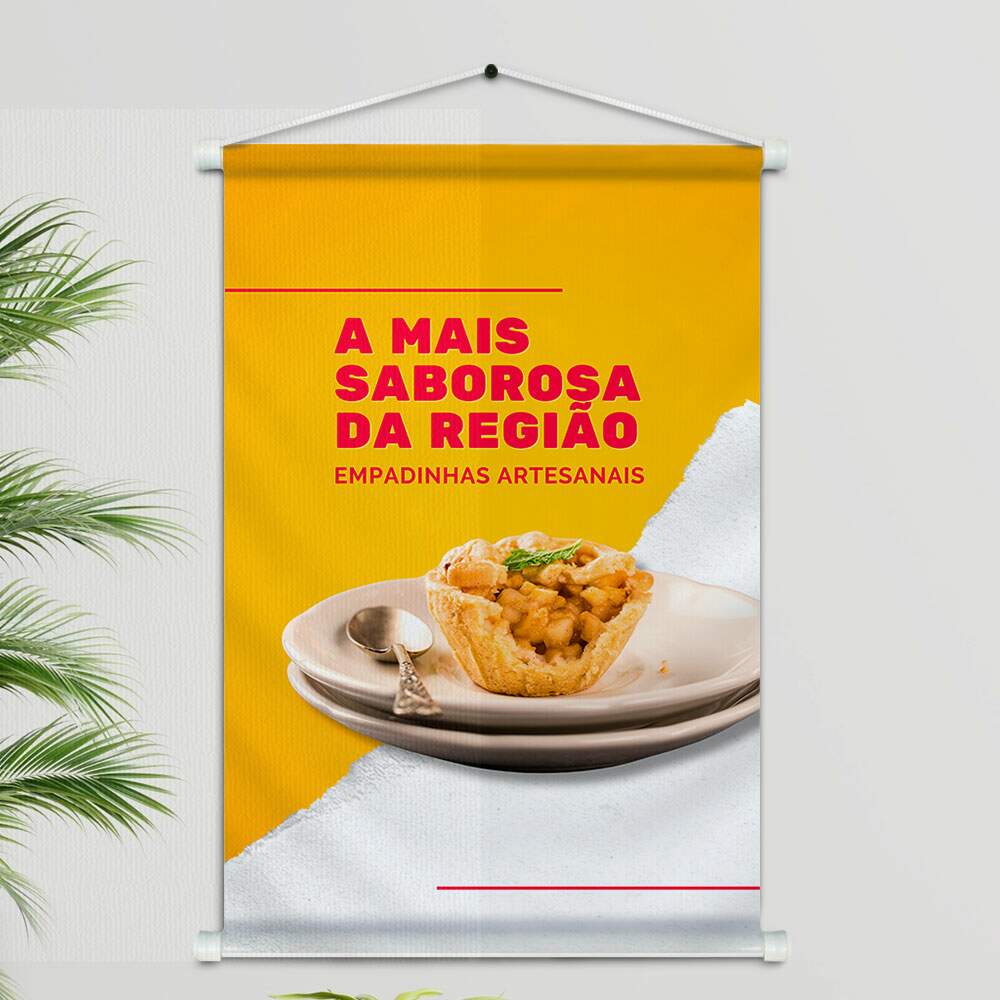 Banner Impresso em Lona - Empada 004 - Fran Adesivos de Parede