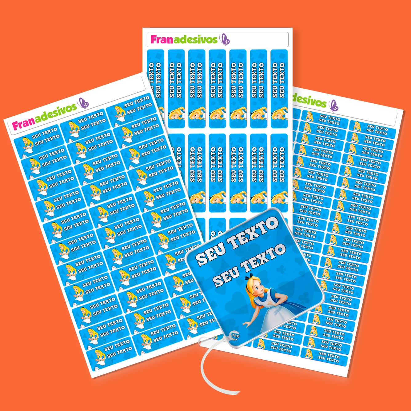 Etiqueta - Kit Econômico - Fran Adesivos de Parede