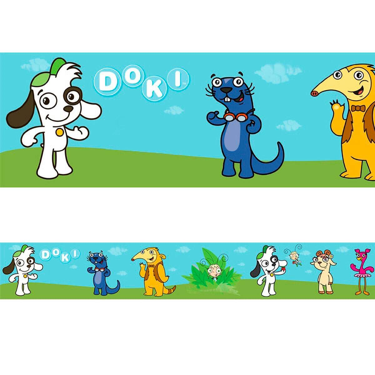 Adesivo de Parede Faixa Doki