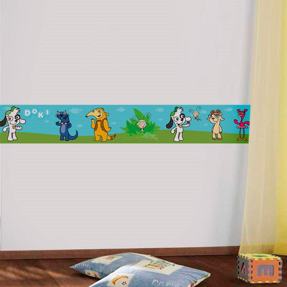 Adesivo de Parede Faixa Doki