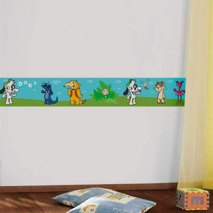 Adesivo de Parede Faixa Doki