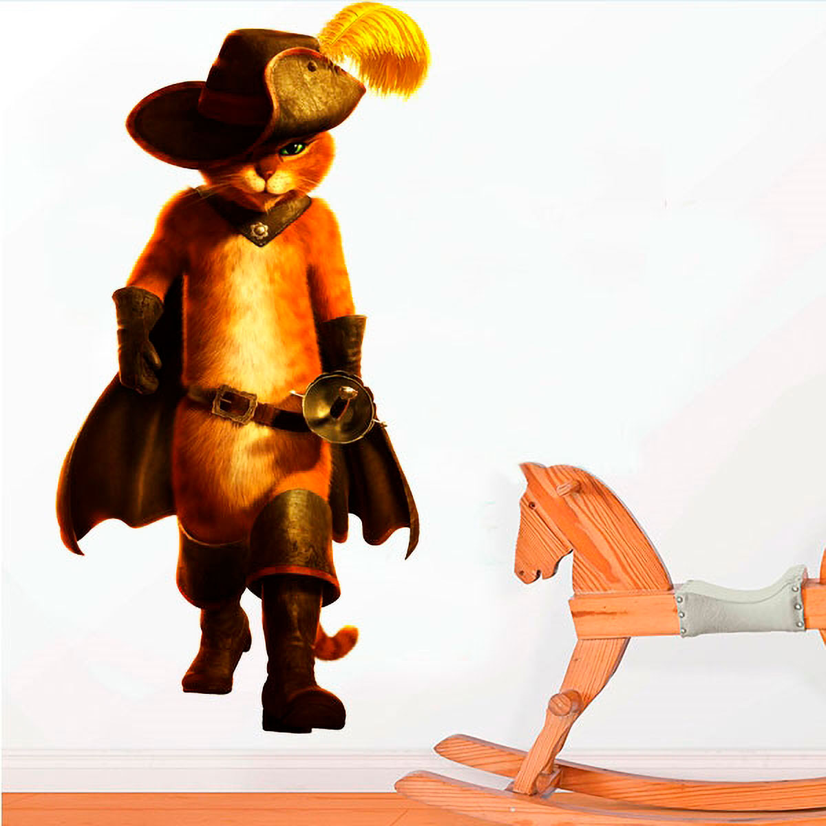 Adesivo de Parede O Gato de Botas 2