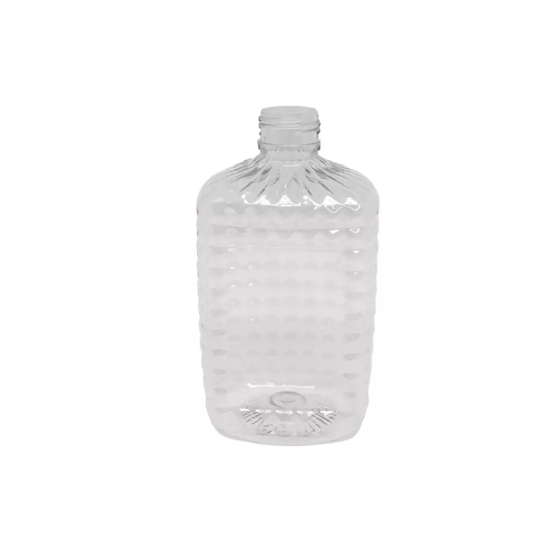 Frasco Pet Bico de Jaca Reto Cristal 24/410