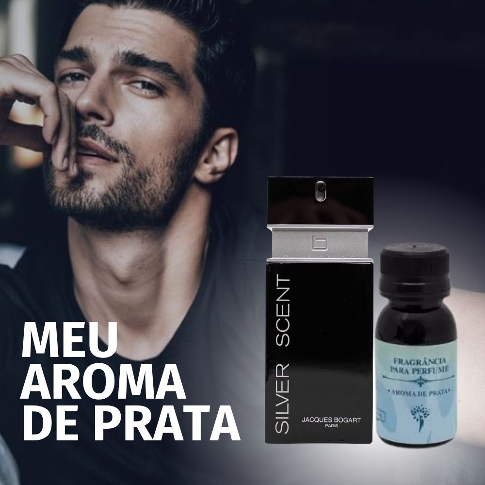 Kit Fabricação Perfume Aroma de Prata