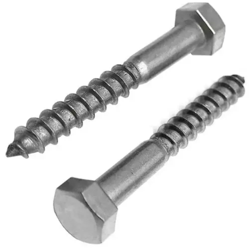 Parafuso Inox 304 Sextavado Rosca Soberba 5/16 x120