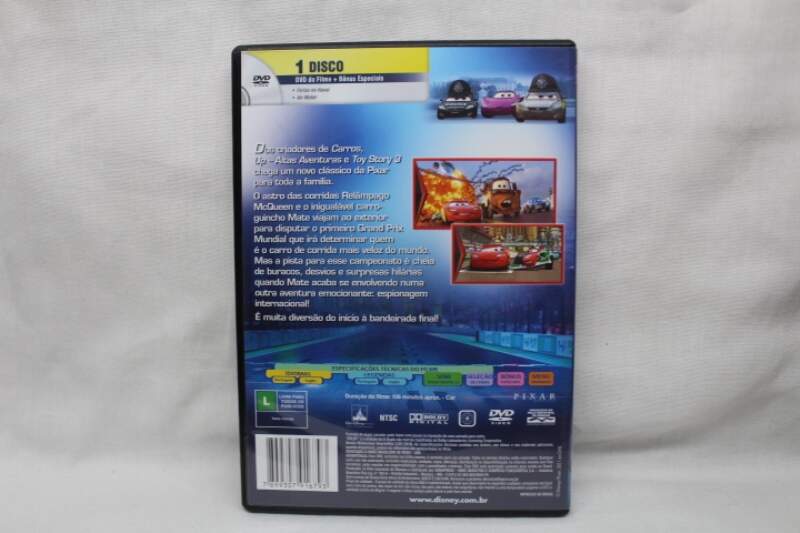 DVD Carros 2 - Achados e Descobertas
