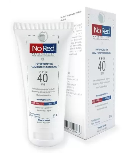 NoRed FPS 40 Toque Seco - 60g - Eficácia Farmácia - Farmácia de Manipulação