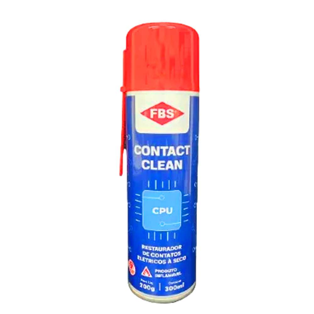 LIMPA CONTATO CONTACT CLEAN 300ML FBS - Rolauto Rolamentos