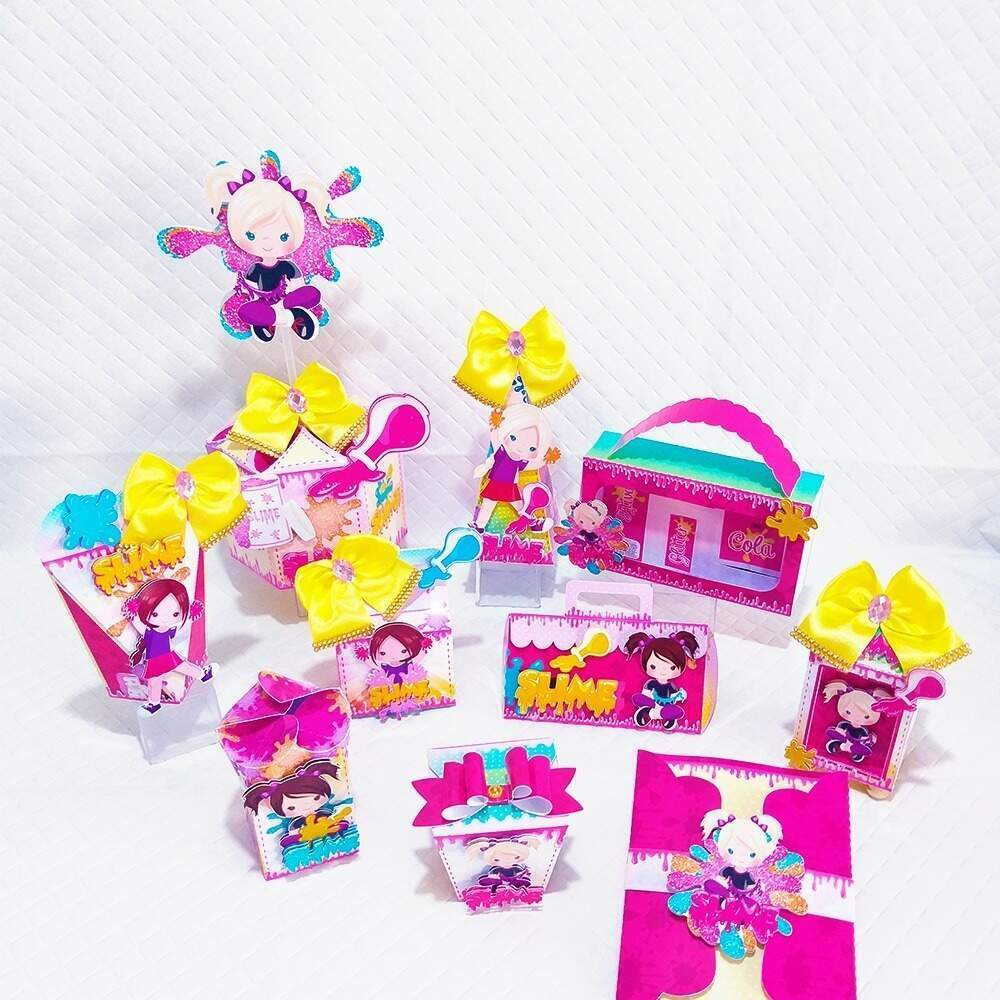 Slime Menina Encanto Kit Digital Arquivo Corte scanncut fcm svg