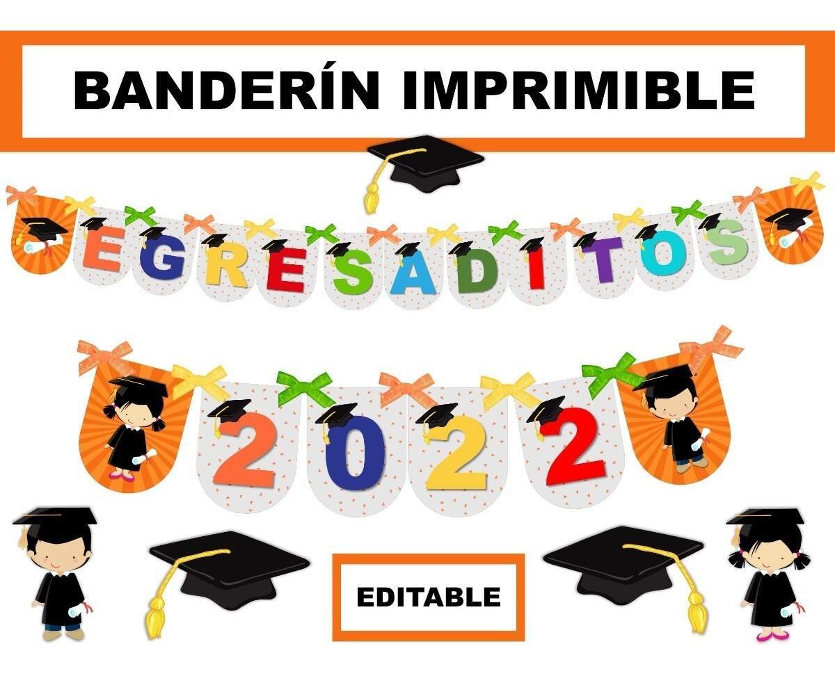 Kit Imprimible Egresaditos Editable