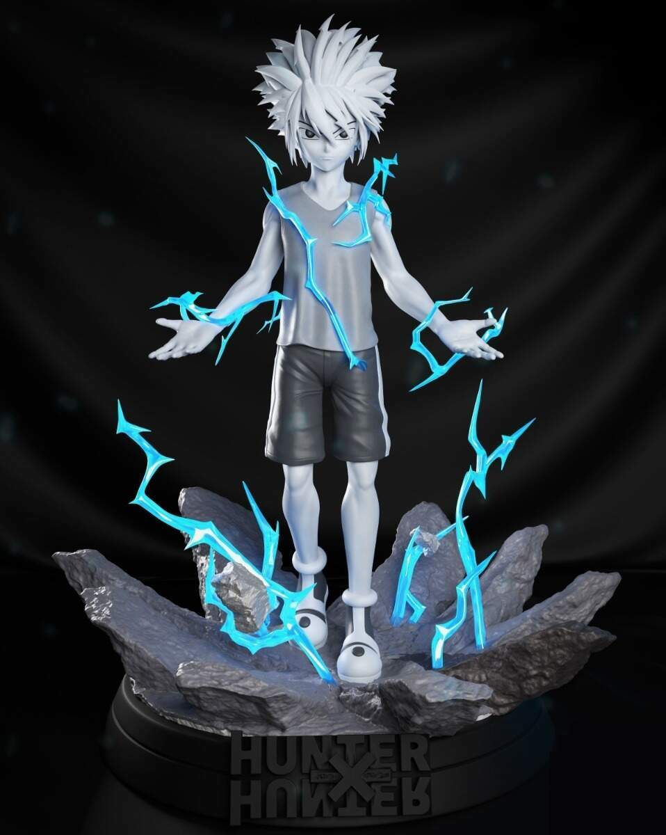 Hunter X Hunter Killua Gods Archivo Stl Para Impresión 3d