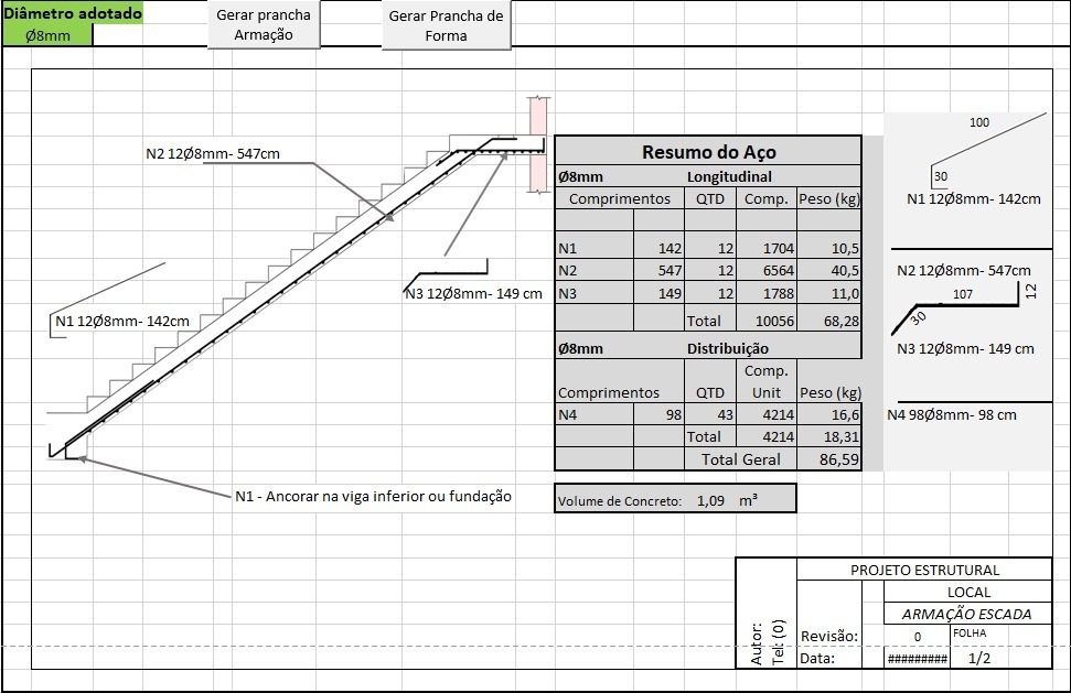 Como Calcular Escada Reta - FDPLEARN