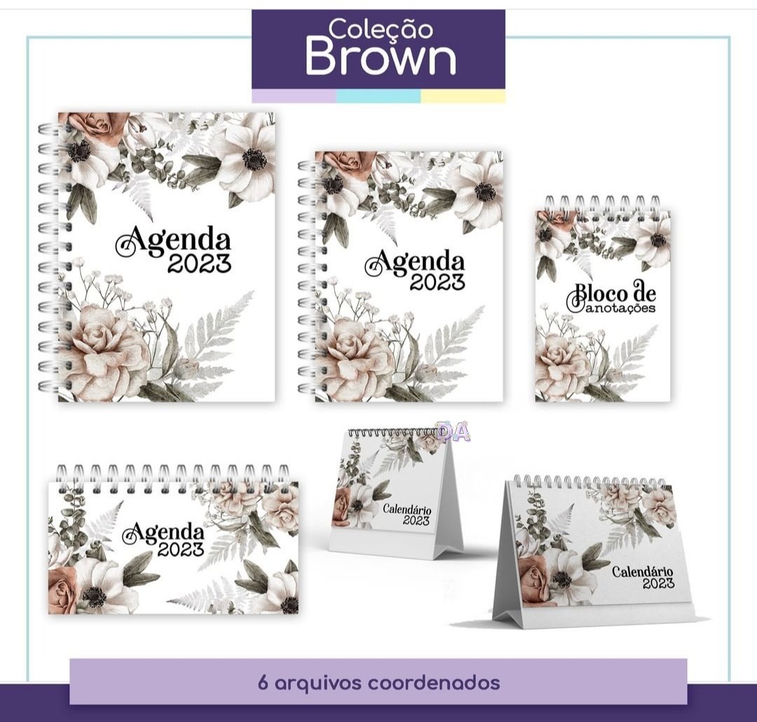 Arquivo Digital Para Agendas 2023 - A5 Datada Metamor