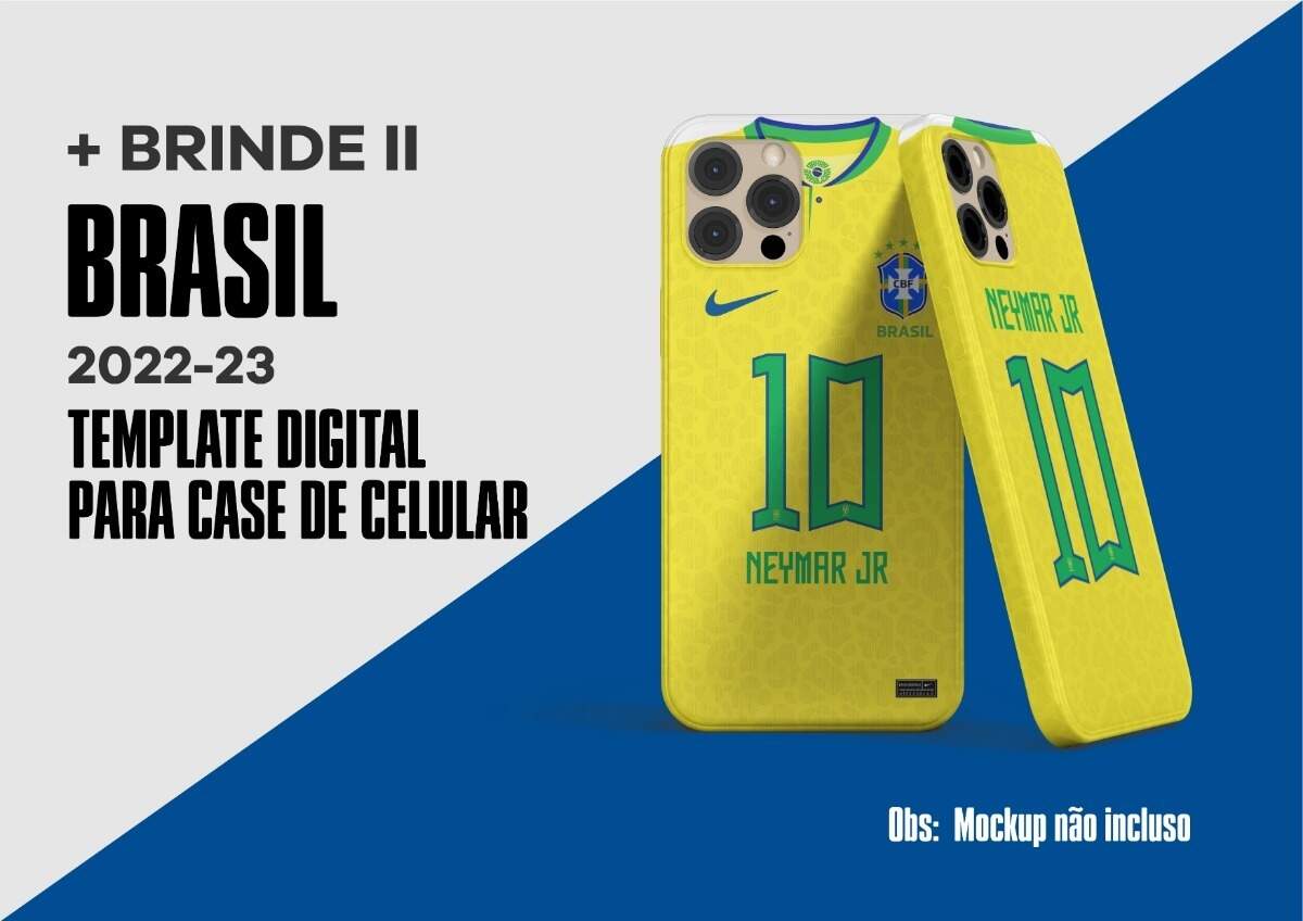 Pack Arquivo Camisa Amarela Seleção Brasil