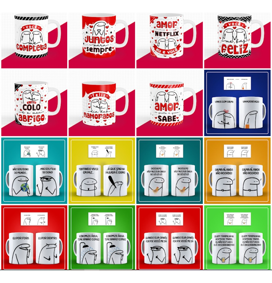 Criatividade Total: Artes Flork +700 Designs Sublimação - Arquivos ...