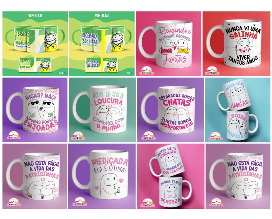 Criatividade Total: Artes Flork +700 Designs Sublimação - Arquivos ...