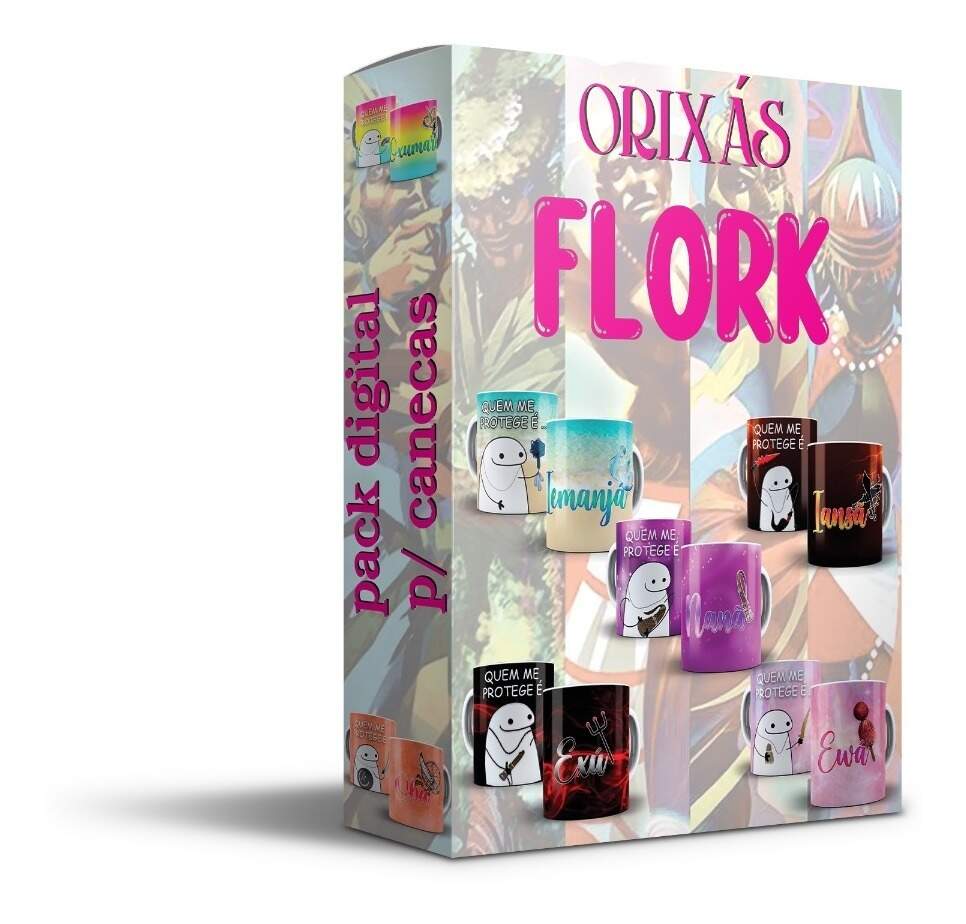 - Pack Digital Para Canecas Flork Religioso