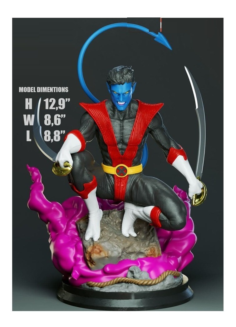 Noturno, X-men - Arquivo Stl - Impressora 3d