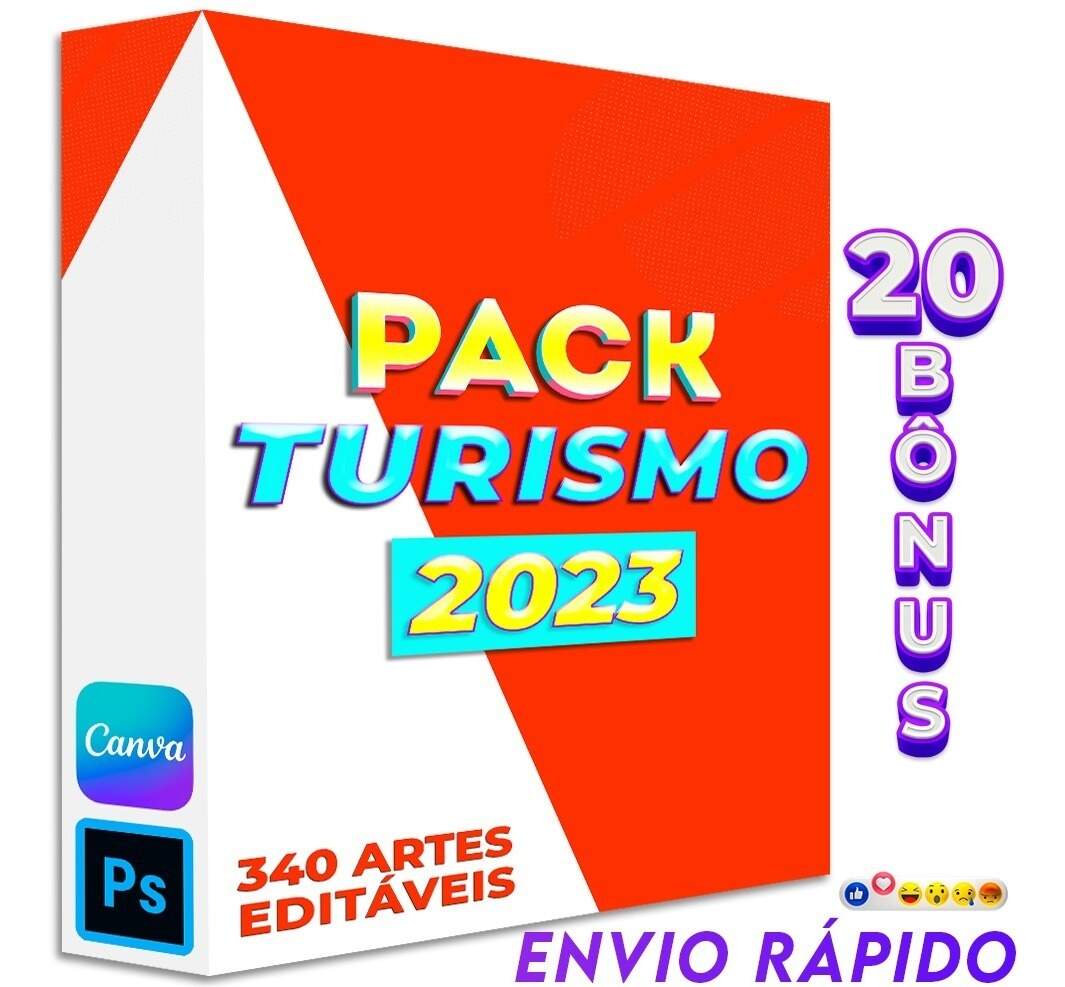 Pack Para Turismo 340 Artes Editáveis De Agência De Viagem